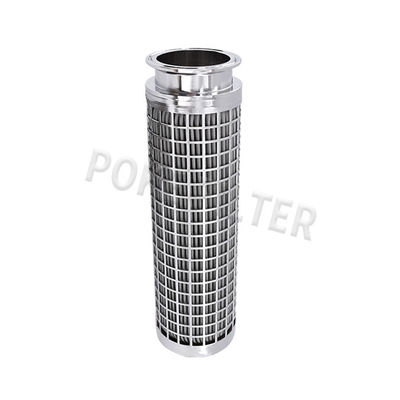 304 316 Stainless Steel Sintered Metal Filter Elements Cartridge