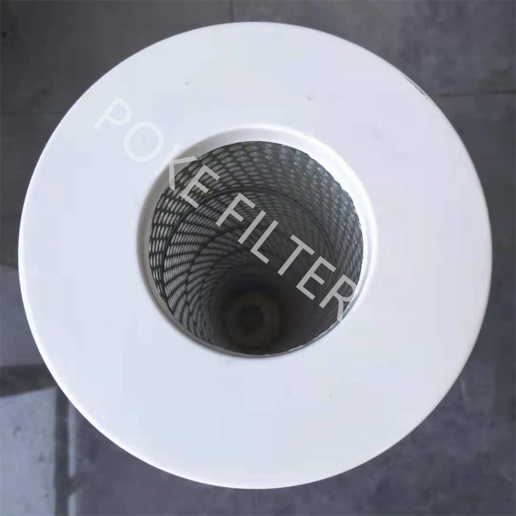 Flame Retardant Dust Extractor Cartridge Filter Industrial Cylindrical