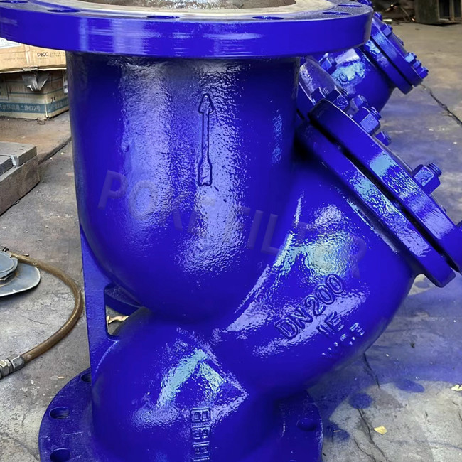 Carbon Stainless Steel Y Type Water Strainer Filter DN80 PN16