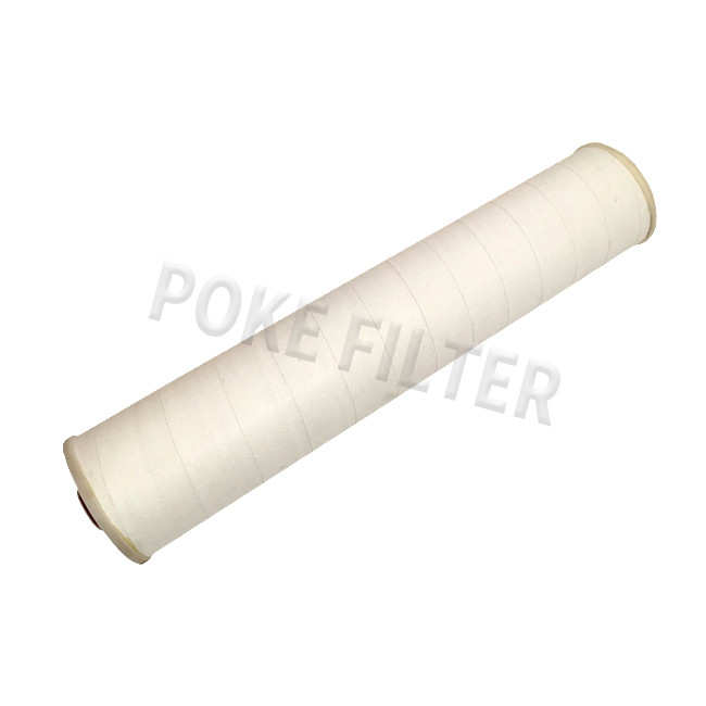 Natural Polypropylene Gas Filter Element Cartridge PHD63901LB 1 Micron